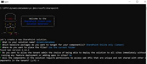 step by step procedure to implement dynamic data in sharepoint framework webparts sharepoint pals