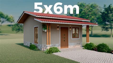 Plano De Casa 6x6 Metros Idea De Casa Pequeña