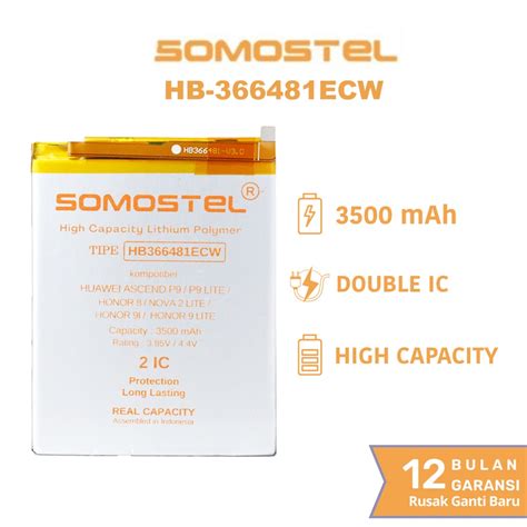 Jual Somostel - HB366481ECW Huawei Ascend P9/P9 Lite/Honor 8/Nova 2 ...