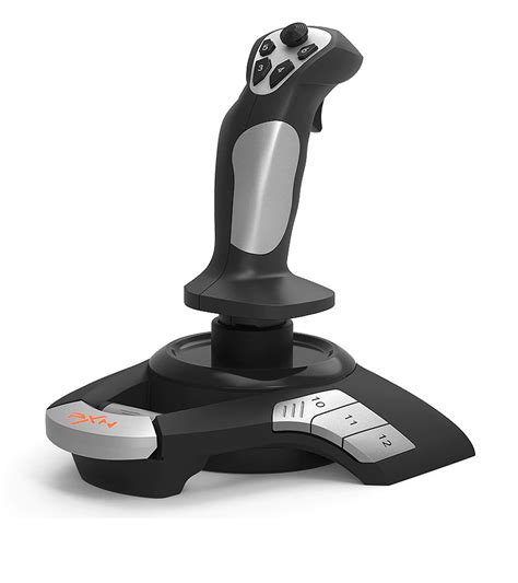 pxn f16 usb flight joystick simulator controller dual vibration