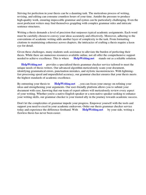 Online Thesis Grammar Checker Pdf Citation Human Communication