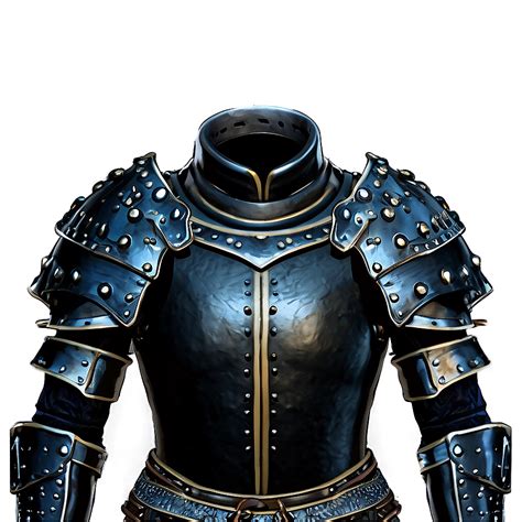 Download Black Leather Armor Png 06252024