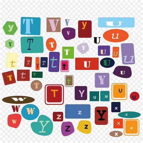 可爱形状装饰26个英文字母矢量png图片素材下载图片编号ywgznony 免抠素材网