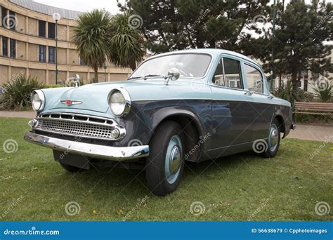 Old British Car At An Outdoor Classic Car Display Stock Image Image