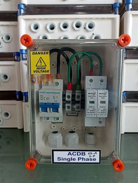 Acdb Single Phase 63amp At ₹ 1095piece Solar Acdb In Ludhiana Id 2852898876512