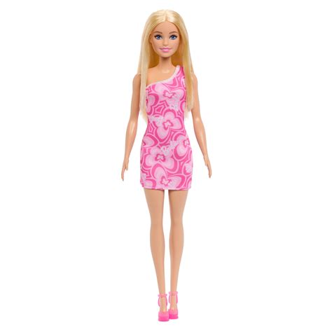 Barbie Budget Fashion Dolls With Variety Of Pink Patterned Dresses 2026