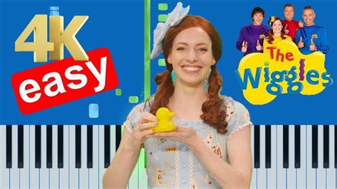 The Wiggles Miss Lucy Had A Ducky Easy Piano Tutorial 4k Youtube