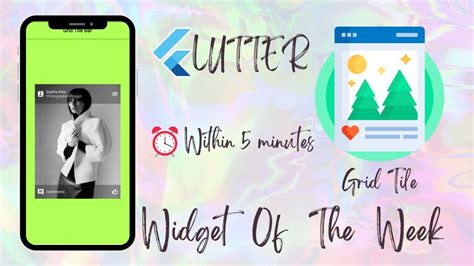 Gridtile Widget In Flutter Flutter Widget Of The Week Youtube