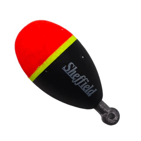 Sheffield Weighted Egg Floats Small Orange Black Bottom Cast Cray