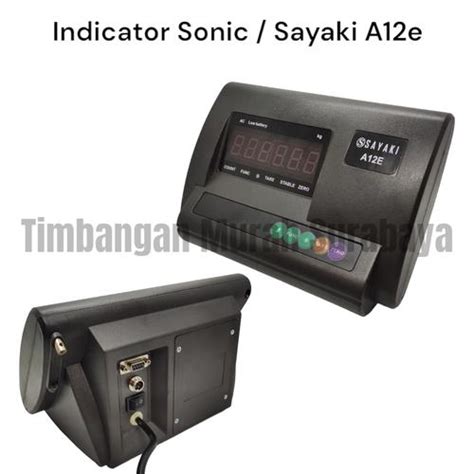 Jual Indicator Timbangan Digital Display Timbangan Sonic Sayaki A12e Sonic Jakarta Utara