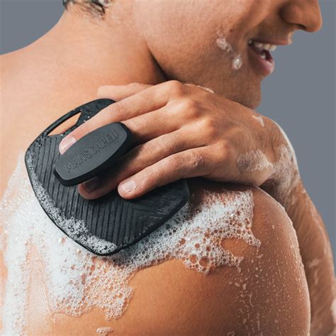 Mens Exfoliating Body Scrubber The Body Buffer Manscaped Au