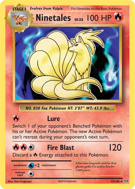 Ninetales 015 Evolutions Card List Pokemon Tcg Digitaltq