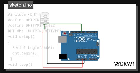 Temp And Humidity Wokwi Esp32 Stm32 Arduino Simulator