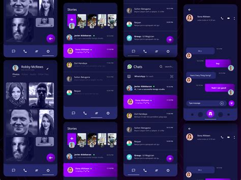 Dark Mode For Chat App 2 By Sabeel Shaikh On Dribbble