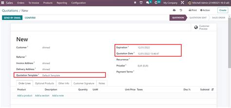 How To Set Up Quotation Layout In Odoo 16 Sales Module Consulting Agency