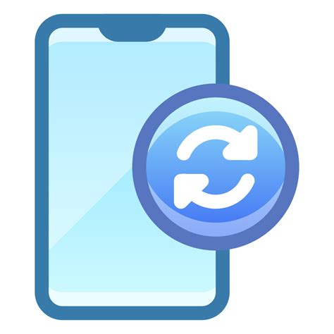 Mobile Smartphone Sync Synchronize Icon Download On Iconfinder
