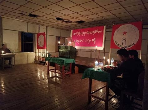 ကလေးမြို့ ပင်မသပိတ် အင်အားစုများ စစ်အာဏာရှင် ဆန့်ကျင်ရေး ဟောပြောပွဲ ပ