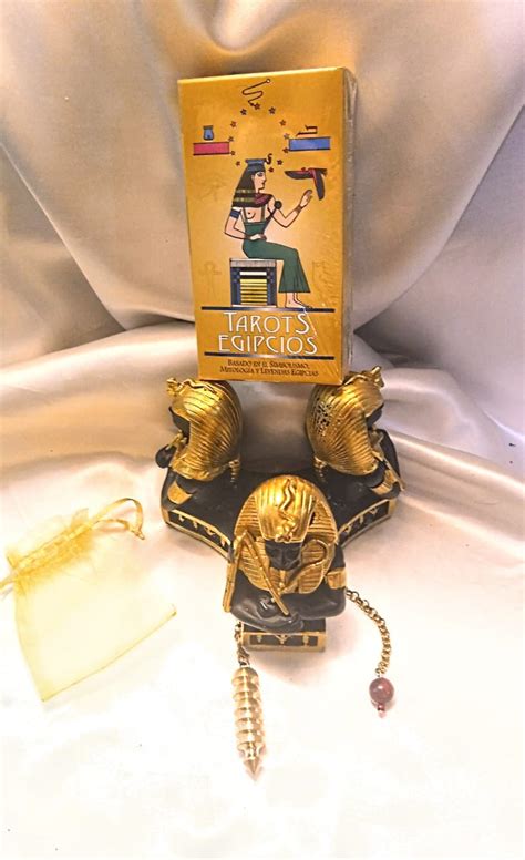 🌟 Péndulo Egipcio Combinado Isis Osiris De Bronce Maso De Cart Evolución Fenix