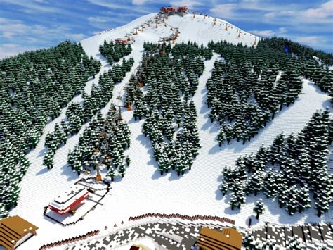 Ski Resort Green Valley Best Resort Ever Minecraft Map