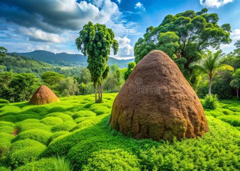 A Stunning Spherical Termite Mound An Example Of Natural Architecture
