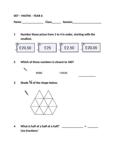 Ks2 Sats Year 6 Maths Reasoning Set 2 Teaching Resources