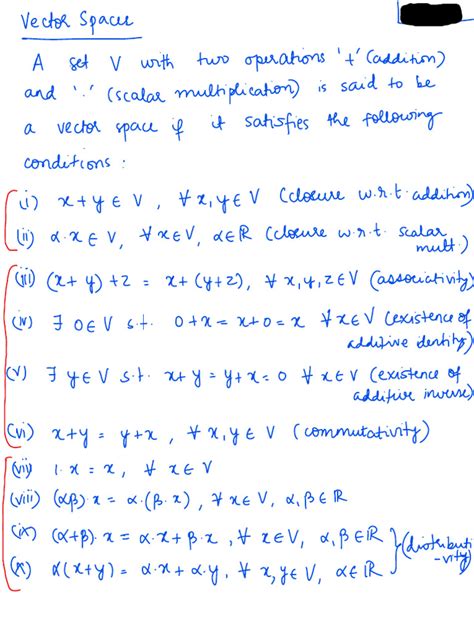 Module 4 Vector Spaces Note Pdf