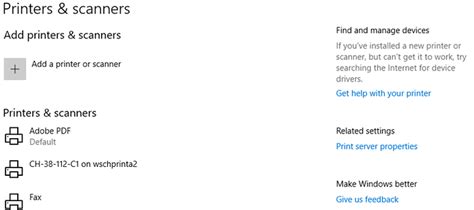Printer Port Show Wsd Xxxx Xxxx Instead Of Ip Address In Windows 10 Pro Windows Spiceworks