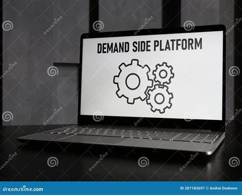 Demand Side Platform Dsp Is Shown Using The Text Stock Image Image Of