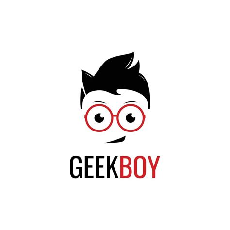 Geek Logo Template Vector Illustration 21873403 Vector Art At Vecteezy