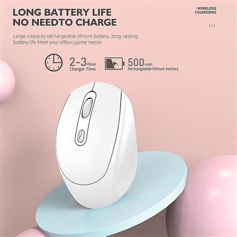 M107 Dual Mode Rechargeable Mouse 2 4g Wireless Mouse Mute Notebook Desktop Computer Office