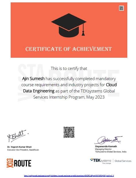 Clouddataengineering Internship Gratitude Learninganddevelopment