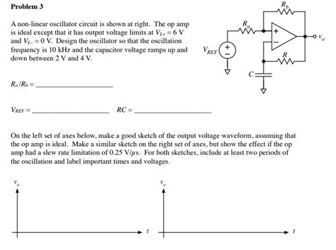 Solved Problem 3 A Non Linear Oscillator Circuit Is Shown At Chegg Com