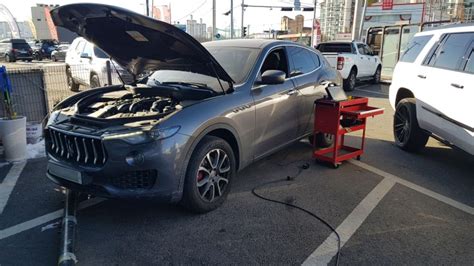 마세라티 르반떼 디젤 배기관 필터 100 가득참 점검 필수 대리점문의 전용진단기 Dpf 강제 재생 일산 코르사모터스 일산