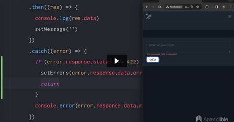 Manejo De Errores De Validación Con Inertia React