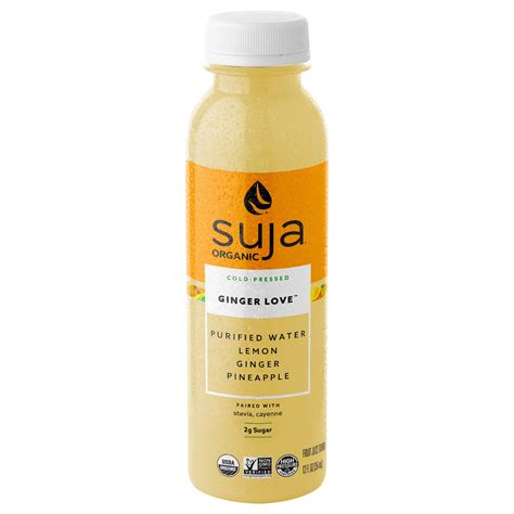 Suja Organic Ginger Love Cold Pressed Juice 12oz 12 Fl Oz Shipt
