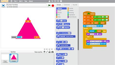 Coding Fact Triangles