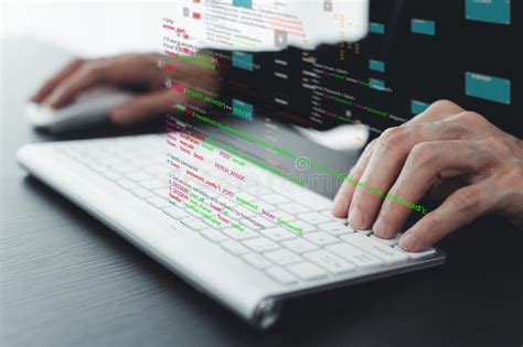 Software Developer Or Programmer Coding Program With Laptop Create Intelligence Innovation