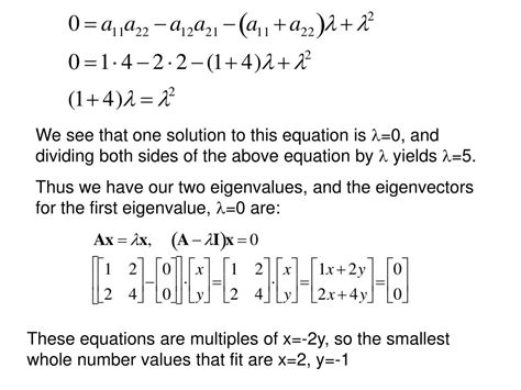 ppt gg313 lecture 15 eigenvectors and eigenvalues 10 11 05 powerpoint