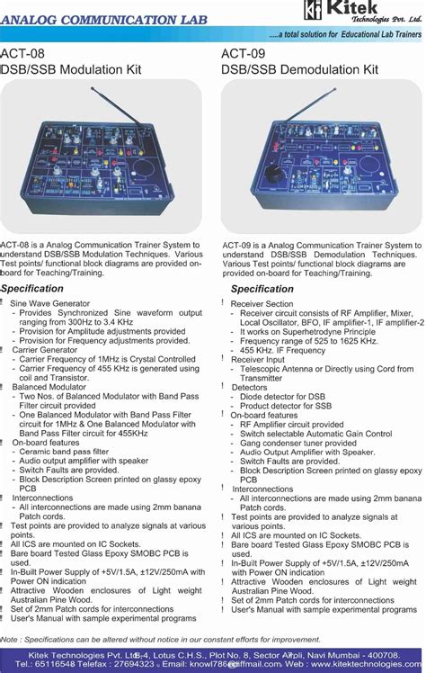 Dsb Ssb Am Transmitter Communication Trainer Kit Communication Lab Trainer Buy Dsb Ssb Am