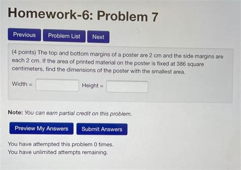 Solved Homework 6 Problem 7 Previous Problem List Next 4