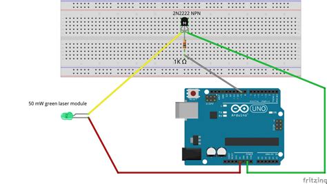 Laser Diode Arduino Schematic