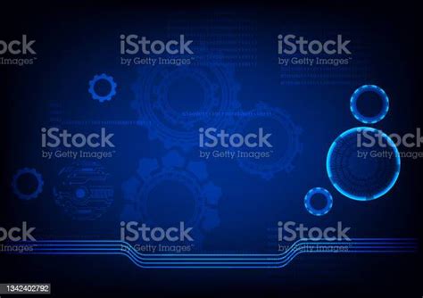 graphics design illustration digital circuit with binary coded decimal