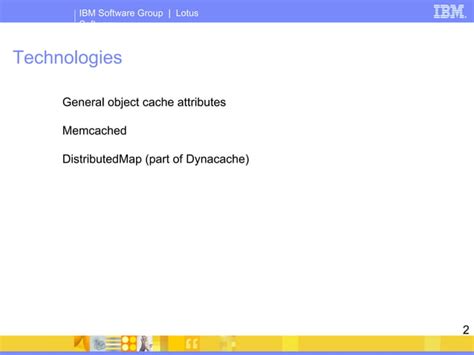 Caching Technology Comparison Ppt