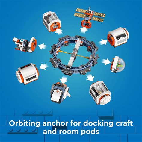 Lego Juguete Stem De La Estación Espacial Modular De La Ciudad Juguete