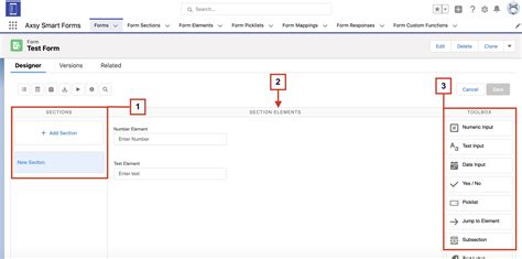 how to create an axsy smart form using the axsy smart form designer smart forms portal