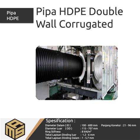 Pipa Hdpe Double Wall Corrugatemandiri Abadi Solid