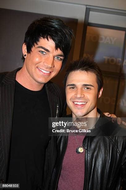 Adam Lambert And Kris Allen At The American Idol Photos And Premium