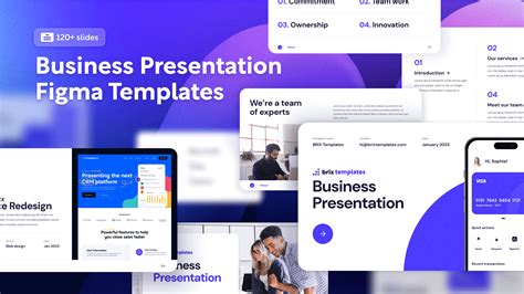 Business Presentation Figma Template Brix Templates Figma