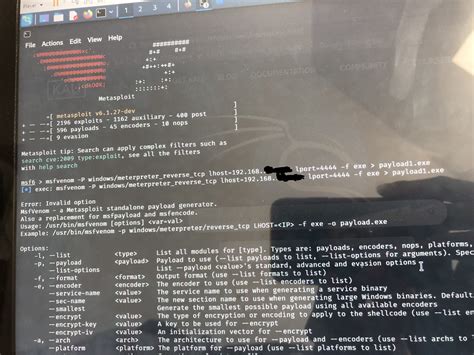 Msfvenom · Issue 9 · Efxtvinstall Metasploit Framework 6 In Termux · Github