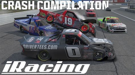 Week 13 Nascar Truck Series Crash Compilation Iracing Youtube